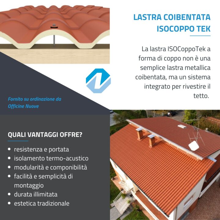 LASTRA COIBENTATA ISOCOPPO TEK - Officine Nuove Srl